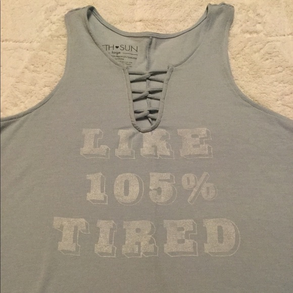 Fifth Sun | Tops | Like 5 Tired Tank | Poshmark